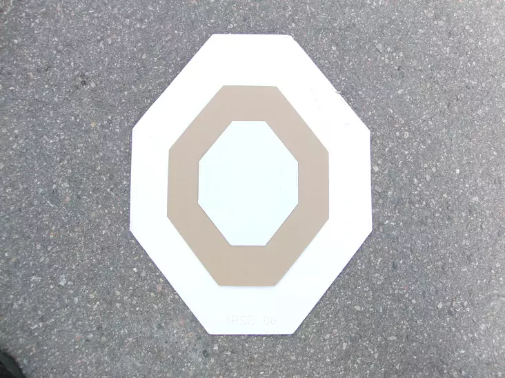 IPSC Micro Target 40% Brown/White - Aawee.com webstore